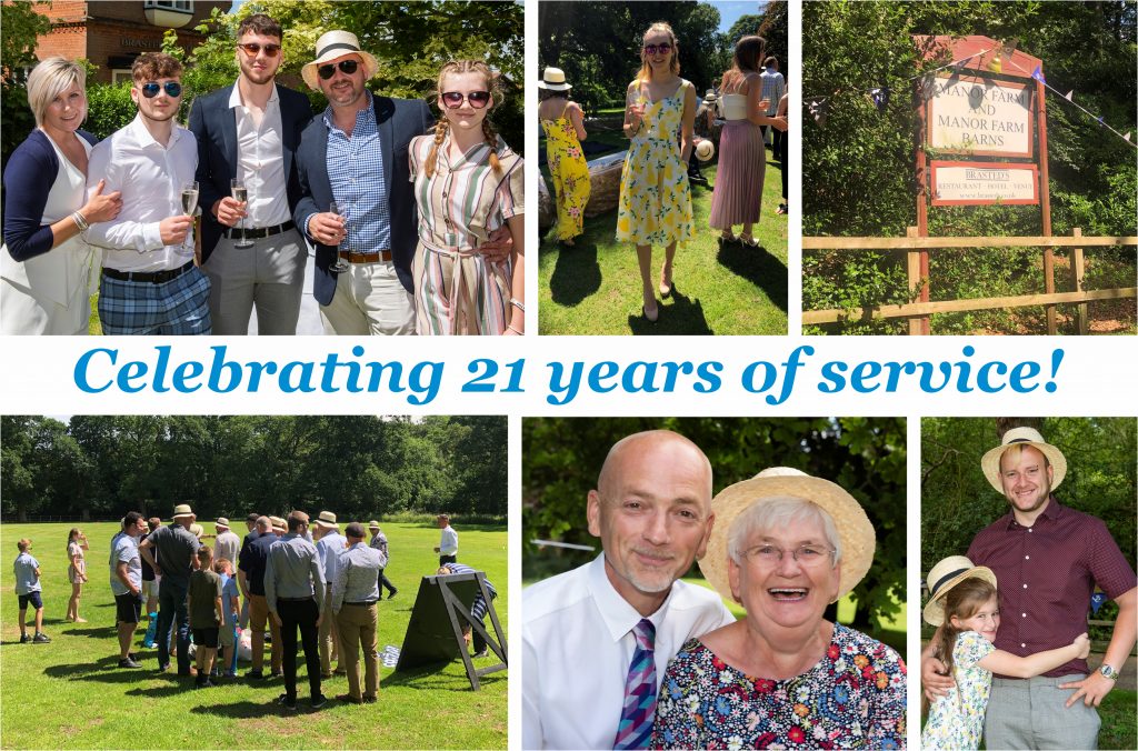 Celebrating 21 Years Of Service! - Panel Graphic