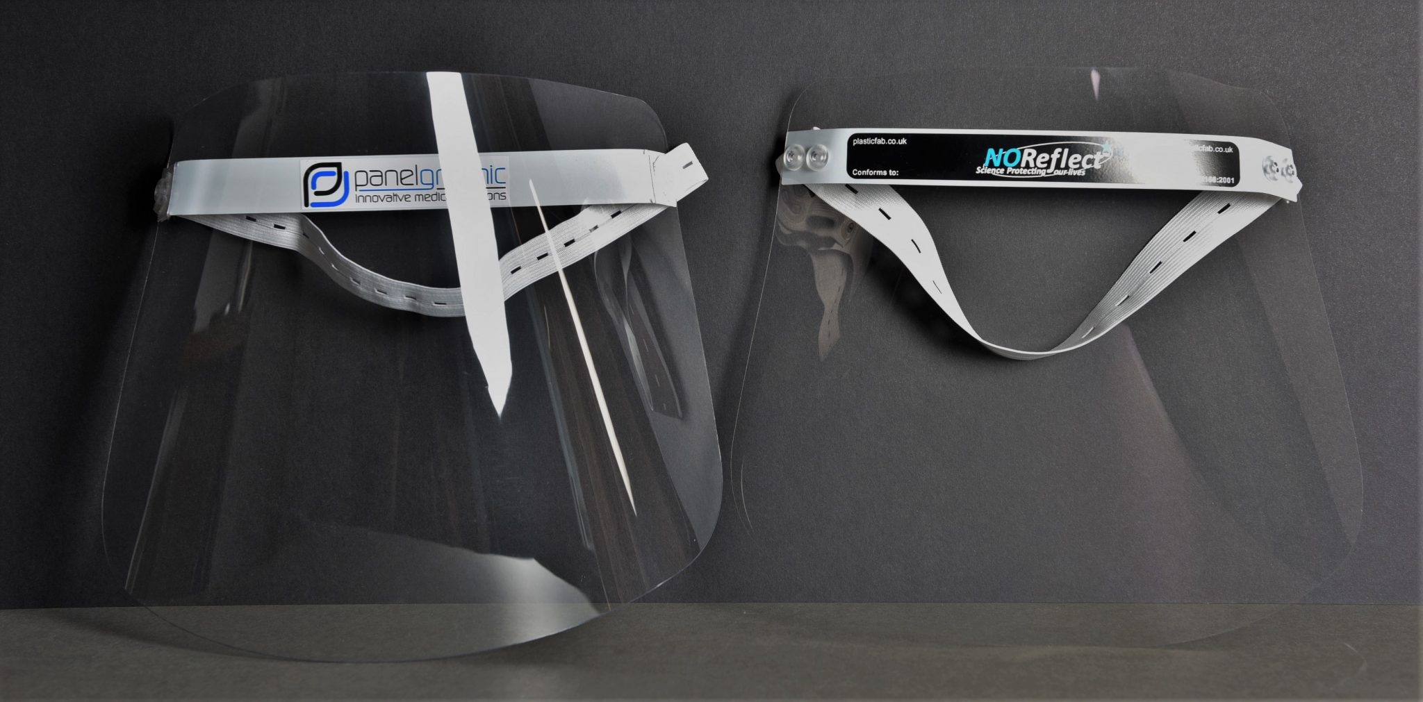 World's First "No Reflection" Visor - Panel Graphic